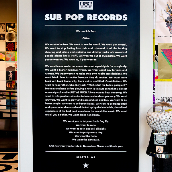 Presenting: The Sub Pop Art Installation, Pop-up Store & Immersive ...