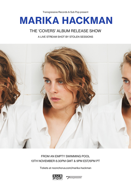Marika Hackman's new album 'Covers' is out today. Join her tonight for the worldwide album ...