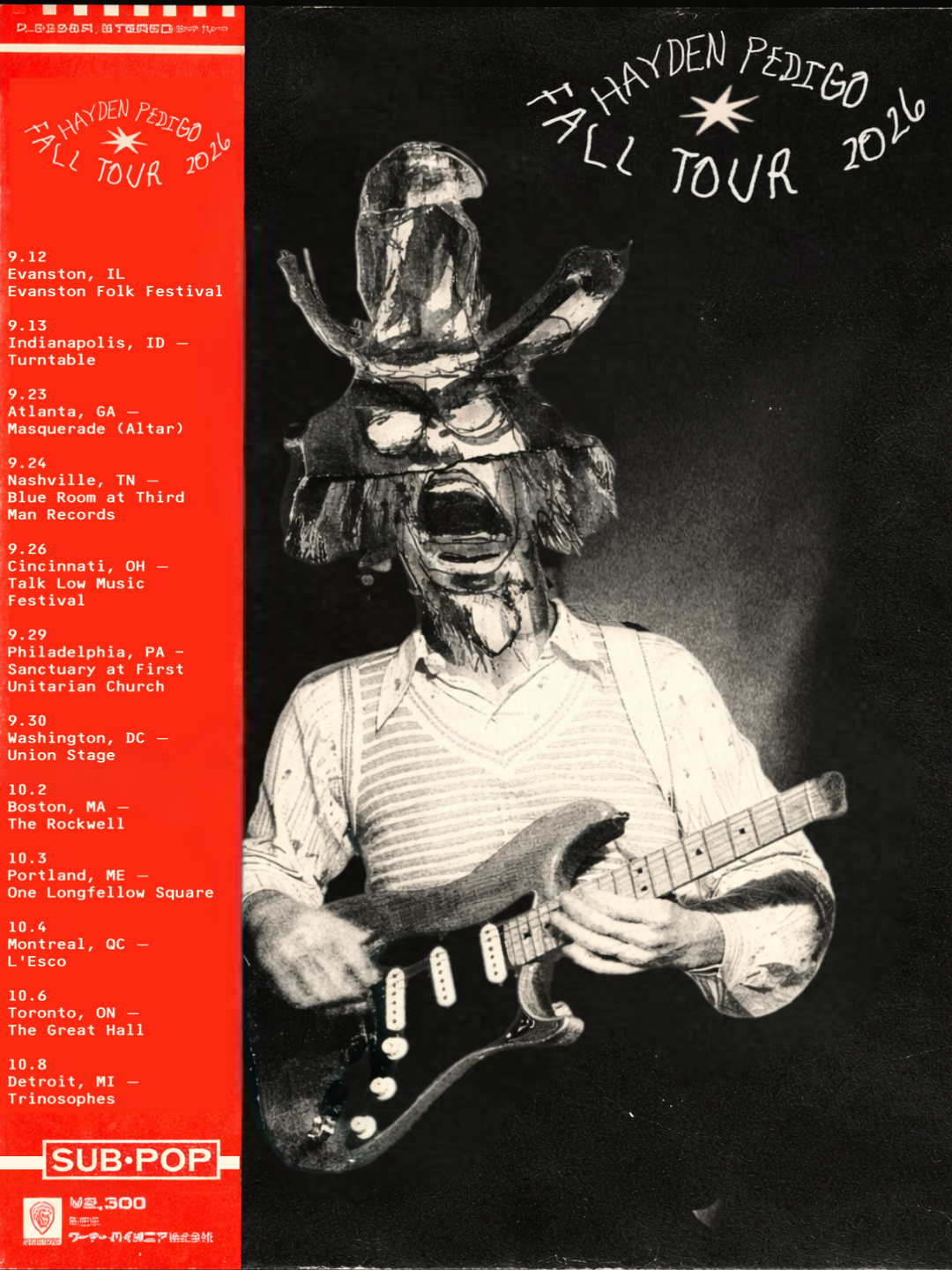 Hayden Pedigo Announces Newly Rescheduled North American Tour Dates for ...